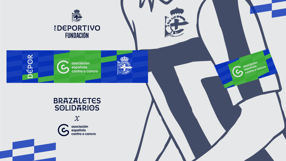 La RC Deportivo Fundación destina el brazalete solidario del mes de ...