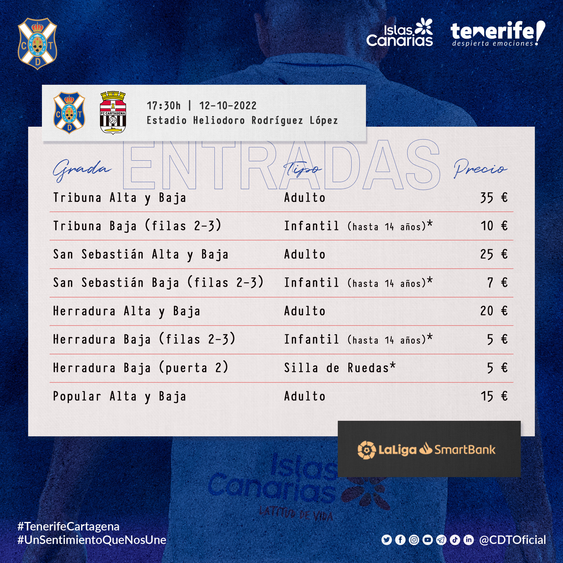 Información sobre la venta de entradas para los dos partidos ...