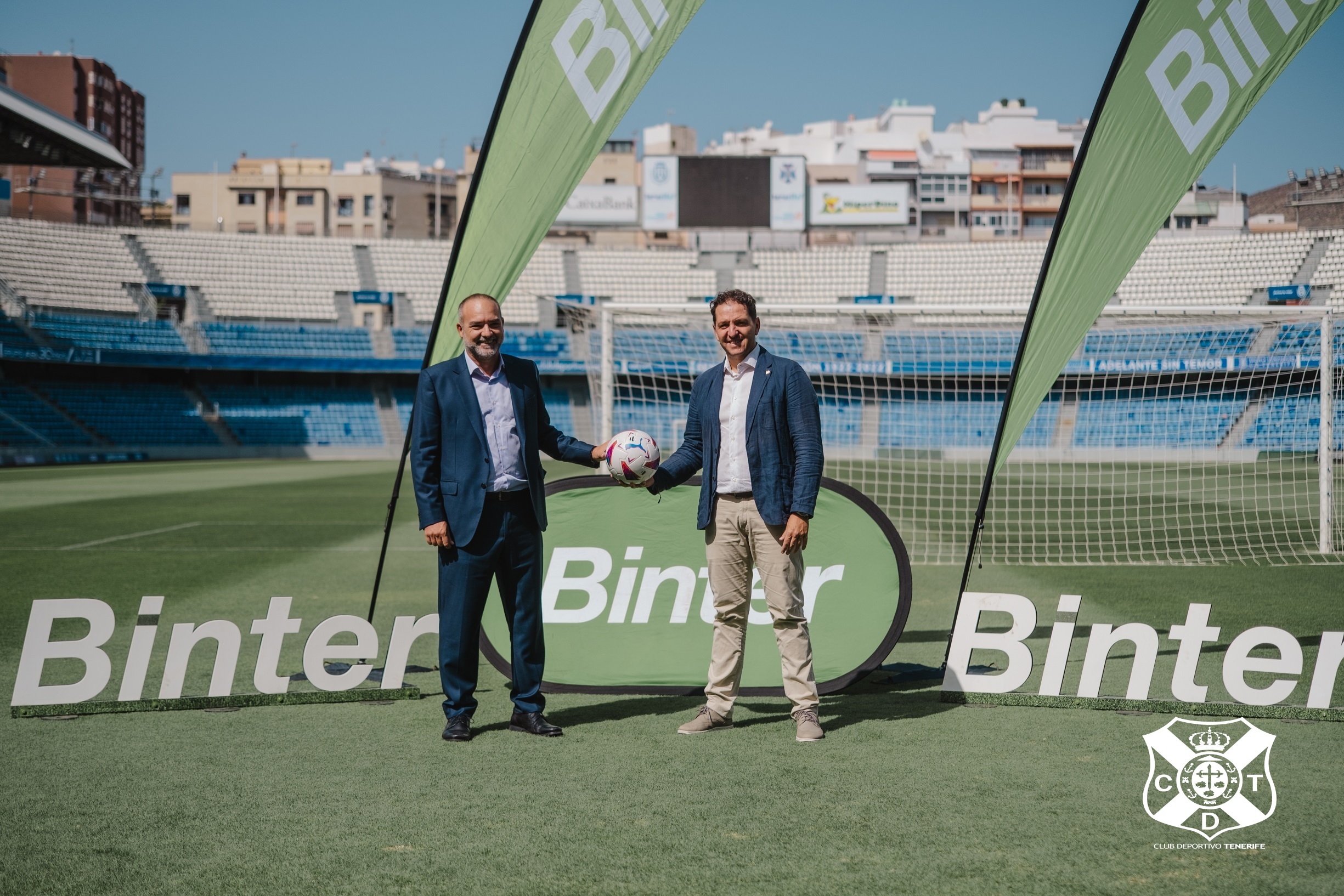 BINTER se convierte en patrocinador oficial del CD Tenerife por las próximas tres temporadas ...