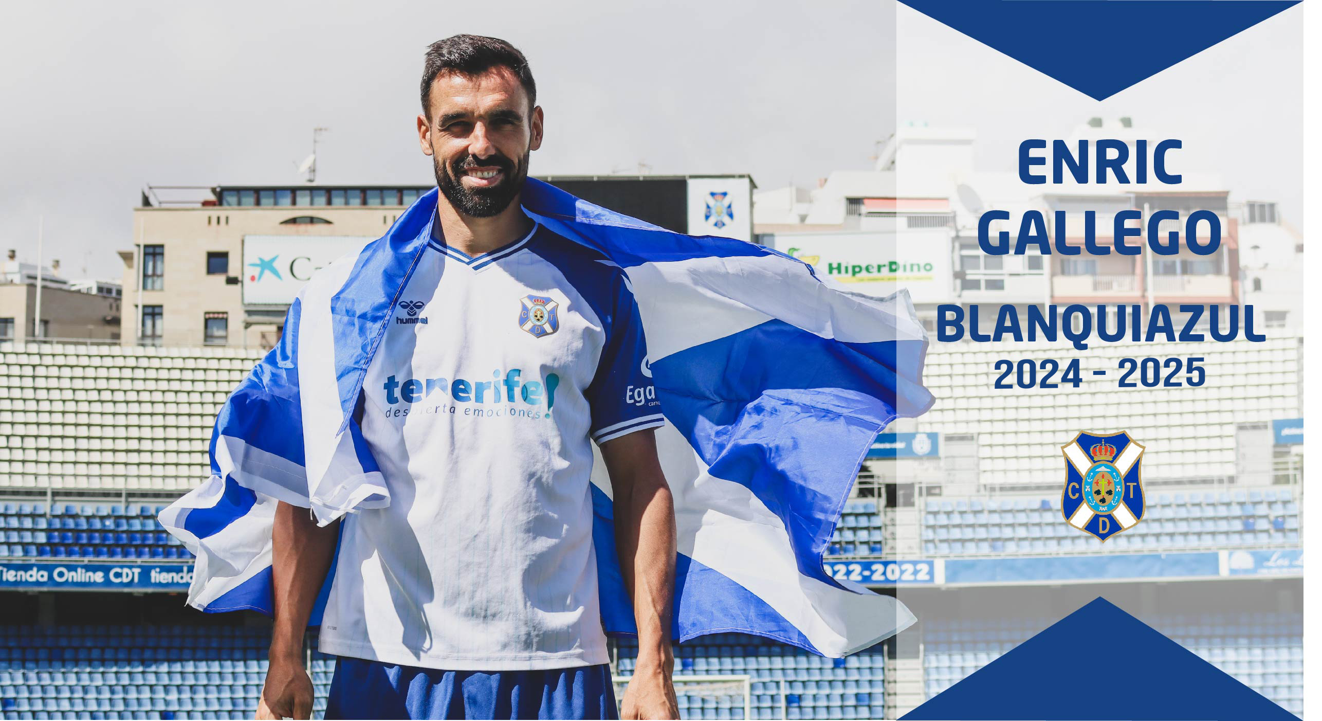 Enric Gallego y el CD Tenerife renuevan su compromiso | CD Tenerife ...