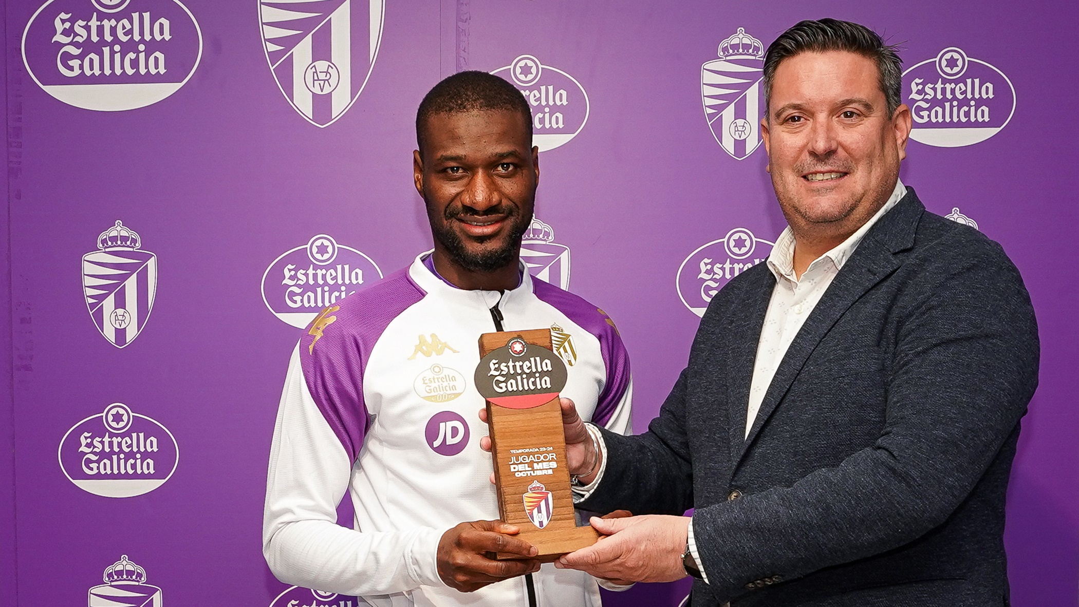 Sylla, jugador Estrella Galicia de octubre | Real Valladolid CF | Web Oficial