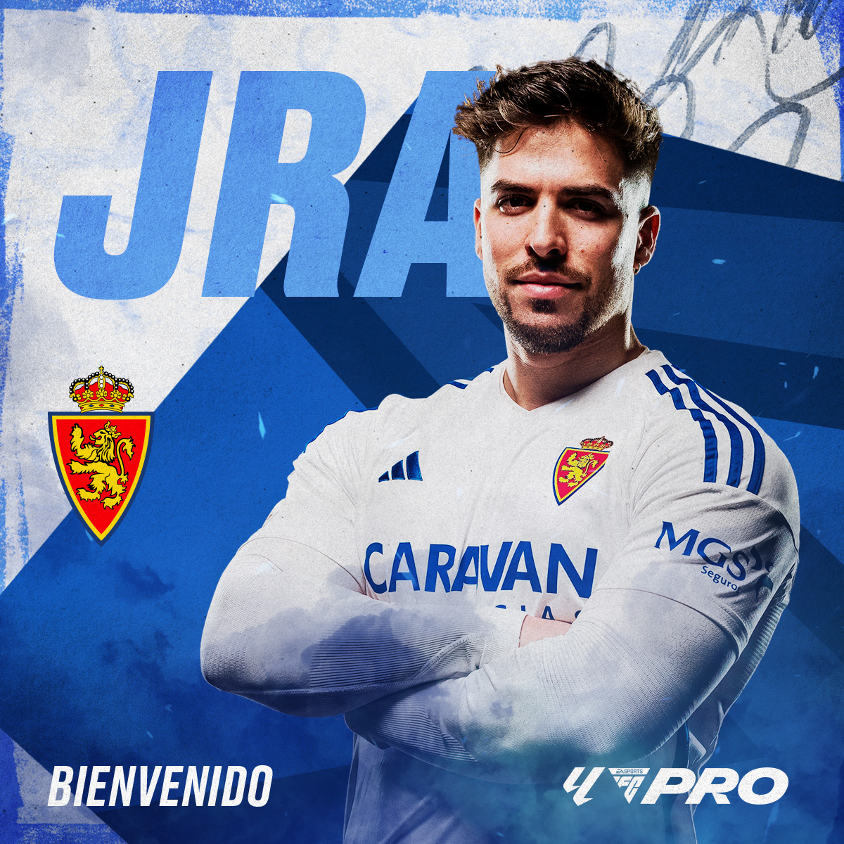 JRA será nuestro jugador en LALIGA FC Pro | Real Zaragoza | Web Oficial