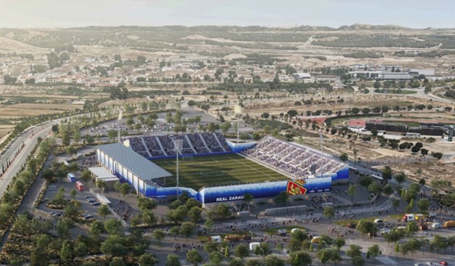 La Nueva Romareda ya ha adjudicado la instalación, mantenimiento y desmontaje del estadio ...