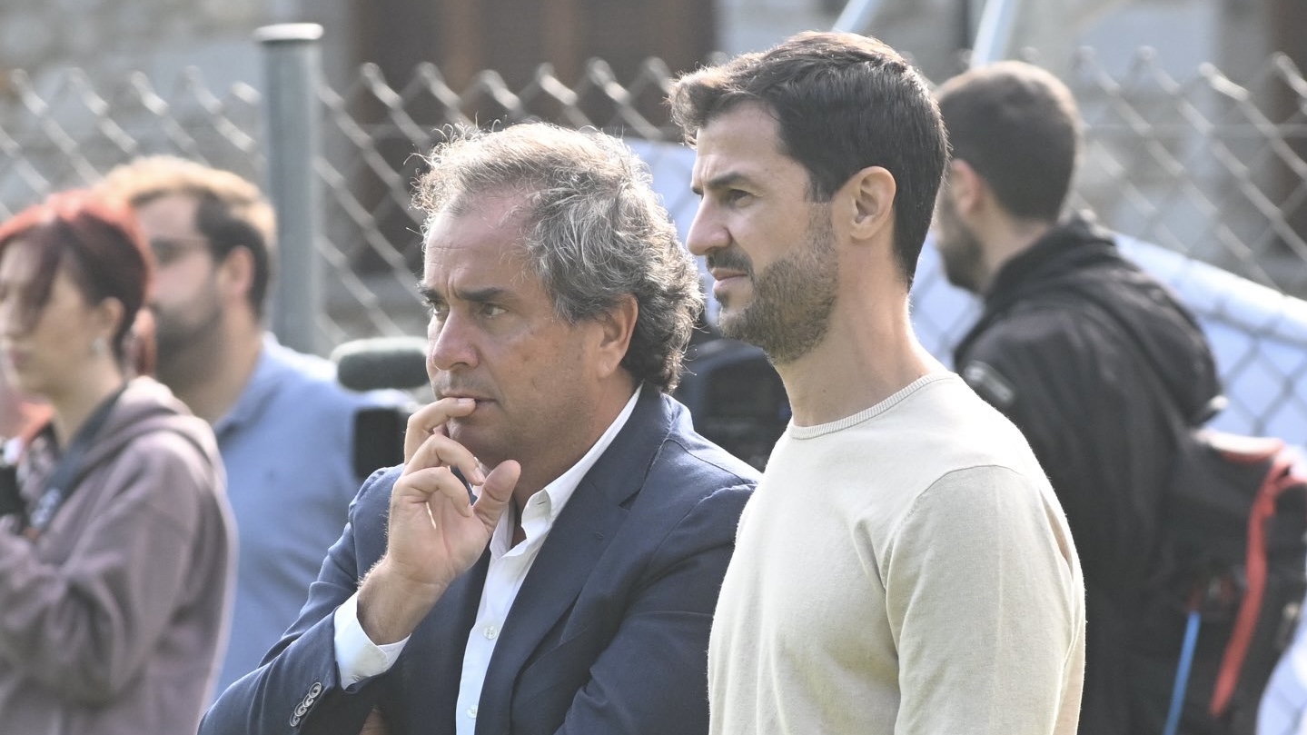 El consejero y accionista Juan Forcén y el director general Fernando ...